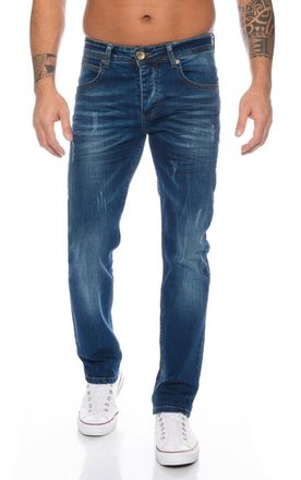 Rock Creek Herren Jeans Deep Blue RC-2110 [W42 L34]
