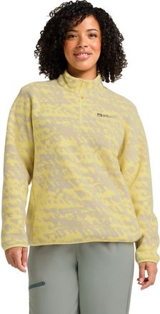 Jack Wolfskin Damen Big Sky HZ W Pullover, Lemon Ice, S