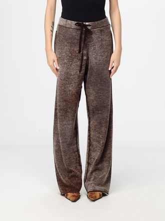 Diesel Palazzo-Hose aus Wollstrick mit abstraktem Druck