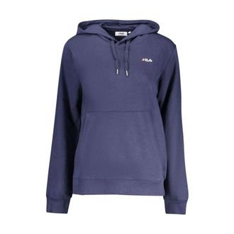 Fila Femme, Sweatshirts et sweats &agrave; capuche, Bleu, Taille: 38 FR SweaT-shirt Blu en coton