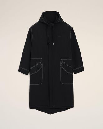 Ami Parka Longue Noire en Nylon Noir - XXS - Unisex