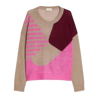 Pennyblack Pbbtalpa Intarsia Strickpullover - - Knitwear - Damen - Mehrfarbig - S