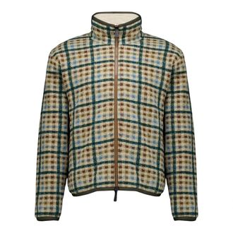 Moncler Wende-Teddy-Sweatshirt mit Rei&szlig;verschluss - - Sport - Herren - Beige - XL