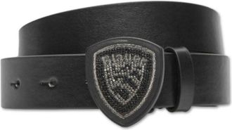 Blauer Schwarzer Park Shilly G&uuml;rtel - - Accessories - Damen - Schwarzk - 95 CM