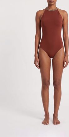 Brunello Cucinelli Maillot De Bain Femme couleur Bordeaux