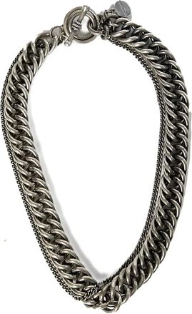 Ann Demeulemeester collier Vita en cha&icirc;ne - Argent