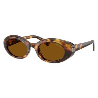 Miu Miu MU B09S Sonnenbrille - - Accessories - Damen - Braun - 52 MM