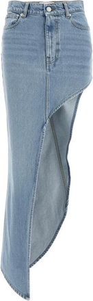 Coperni Femme, Jupes, Bleu, Taille: 34 FR Mini Jupe en Jean Une Jambe