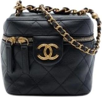 Chanel Sac Vanity Pre-owned - Femme - Pre-owned - Noir - Taille: ONE Size