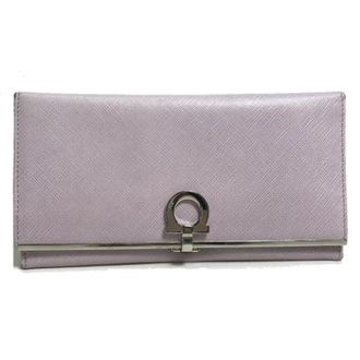 Ferragamo Portefeuille Pre-owned - Femme - Pre-owned - Violet - Taille: ONE Size
