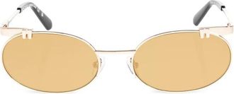 Off-white Ovale Sonnenbrille - - Accessories - unisex - Gelb - ONE SIZE