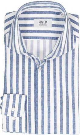 Pure Herren Hemd blau gestreift
