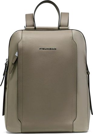 Piquadro Femme, Sacs, Beige, Taille: ONE Size Circle Backpack 14