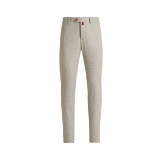 Kiton Pantalon Laine et Cachemire - Homme - Pantalons - Gris - Taille: W33