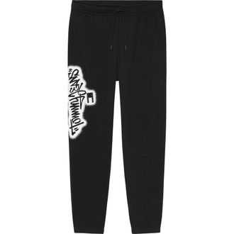 Tommy Jeans Schwarze Hose Elastisch Regular Fit - - Trousers - Herren - Schwarzk - XL