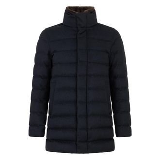 Herno Wattierte Jacke mit Kunstpelzkragen - - Jackets - Herren - Schwarzk - M
