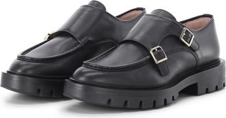 Santoni Monk Feint aus Leder