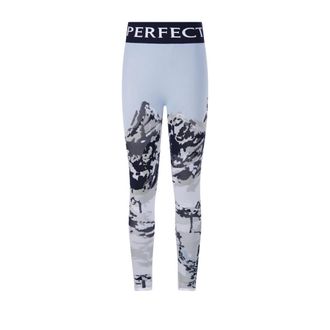 Perfect Moment Legging de couche de base Jacquard - Femme - Pantalons - Bleu - Taille: 38 FR