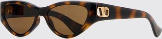 Valentino Garavani Cat-Eye-Sonnenbrille aus Schildpatt-Acetat mit VLogo