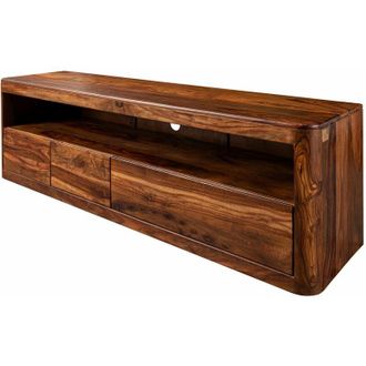 Massivmoebel24 TV-Board Sheesham 190x50x60 walnuss gewachst toronto 247