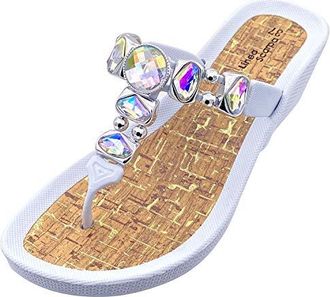 Linea Scarpa Chaussures de bain Grado - Avec talon compens&eacute; - Blanc - Blanc., 38 EU