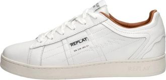 Replay Homme, Chaussures, Blanc, Taille: 41 EU Smash Pro Lay Baskets Laag