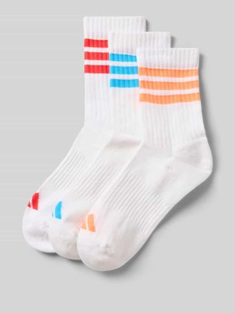 adidas Socken mit Label-Print im 3er-Pack