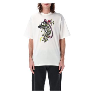 Magliano Mouse Printed Tee - - Tops - Herren - Wei&szlig; - L