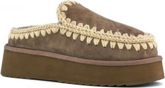 Mou Clog Eskimo Platform, Chaussures Sabot Compensées Mode Mode, Elephant Grey, 39 EU