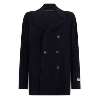 Canali Mantel mit doppelreihigem Verschluss - - Coats - Herren - Blau - XL