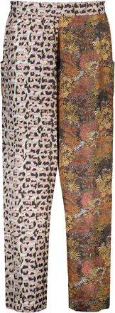 LA PRESTIC OUISTON Pantalon Boy Soie Mix &Eacute;l&eacute;phant Rouille