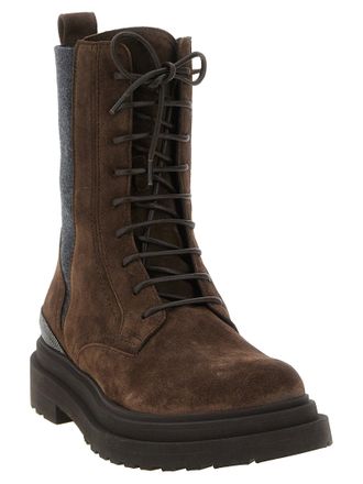 Brunello Cucinelli Precious Detail Ankle Boot - Brown