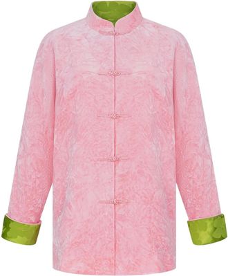 Shanghai Tang veste Tang en velours - Rose