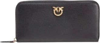 Pinko Pinko, Femme, Accessoires, Noir, Taille: ONE Size Ryder Zip Around Wallet