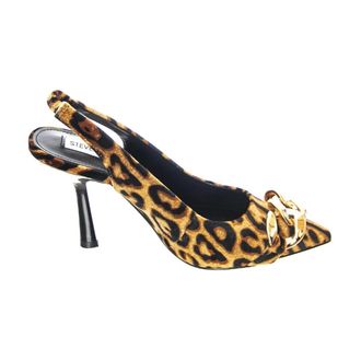 Steve Madden Femme, Chaussures, Multicolore, Taille: 38 1/2 EU Jazzily Leopard Velvet Sandales