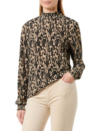 Garcia Garcia Damen Long Sleeve T-Shirt, Black, X-Large