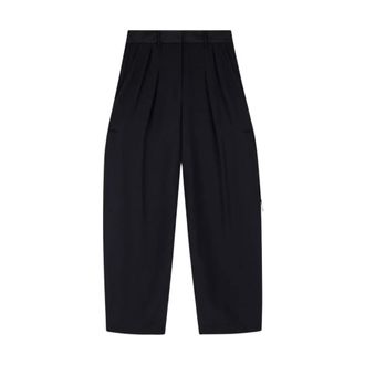 A|X Armani Exchange Pantalon large en viscose - Femme - Pantalons - Noir - Taille: 30 FR