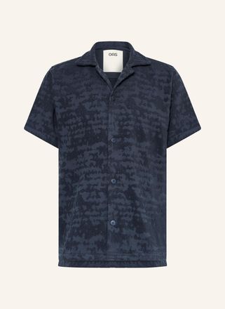 OAS Oas Resorthemd Night Lagoon Comfort Fit Aus Frottee blau