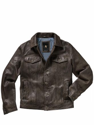 Mey & Edlich Jeans-Lederjacke