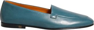 Dolce & Gabbana Homme, Chaussures, Bleu, Taille: 43 EU Mocassins chaussures habill&eacute;es