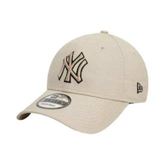 New Era Team Outline Baseballkappe - - Accessories - Damen - Beige - ONE SIZE