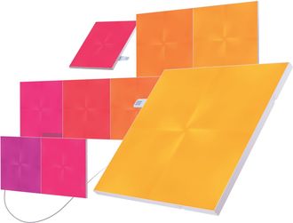 Nanoleaf Set mit 9 beleuchteten Quadrate zum Zusammenbauen, Canvas