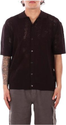 Lacoste Homme, Pulls, Brun, Taille: XL Knit Cardigan