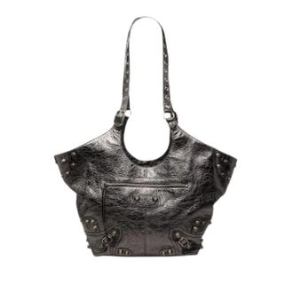 Balenciaga Pre-owned Le Cagole Carry All Tote Bag - Femme - Pre-owned - Noir - Taille: ONE Size