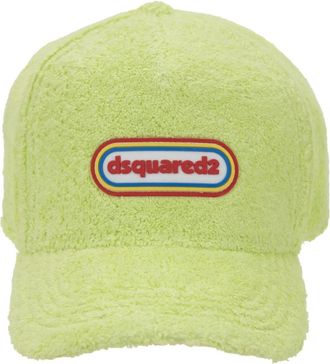 Dsquared2 Logo Patch Baumwoll Baseball Cap - - Accessories - unisex - Gr&uuml;n - ONE SIZE