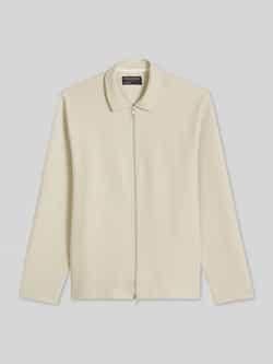 Marc O'Polo Regular Fit Sweatjacke aus reiner Baumwolle mit Zweiwege-Rei&szlig;verschluss