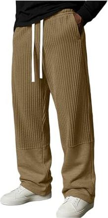 Generico Pantalon de surv&ecirc;tement homme pantalon de sport avec poches pantalon m&eacute;di&eacute;val r&eacute;tro vintage inspir&eacute; par le rock gothique pour printemps &eacute;t&eacute; pantalon &eacute;