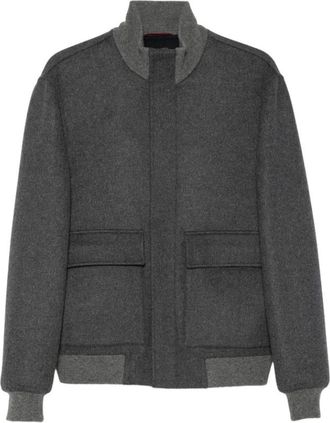 Brunello Cucinelli Blouson en laine et cachemire - Homme - Vestes - Gris - Taille: M