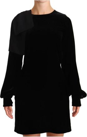N&deg;21 Femme, Robes, Noir, Taille: 38 FR Mini-robe &agrave; manches longues
