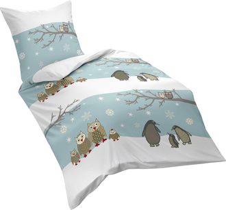 Fleuresse Fleuresse Soft Feinbiber Bettwäsche, silber, 135 x 200 cm